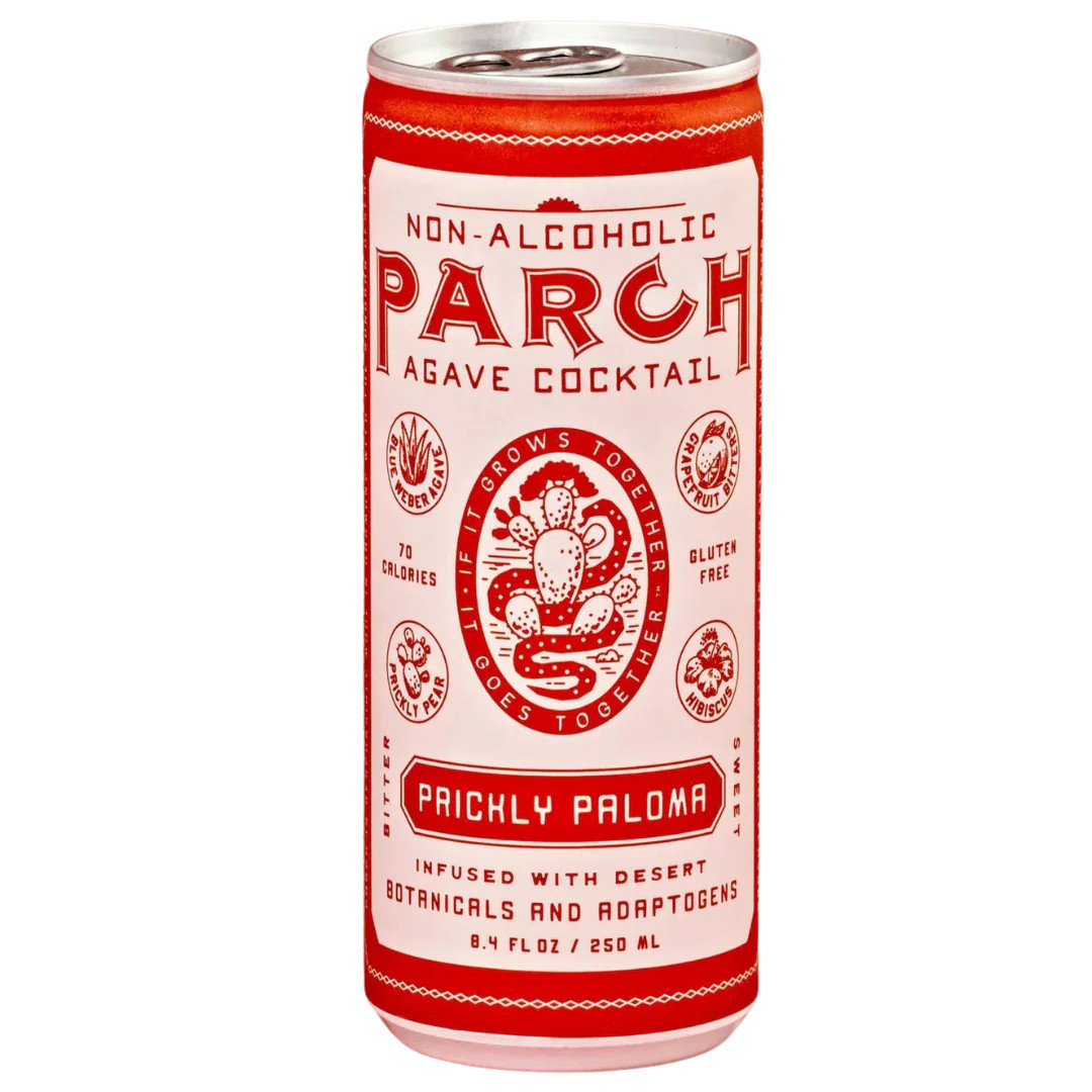 PARCH Agave Non-Alcoholic Cocktail Prickly Paloma Single Can