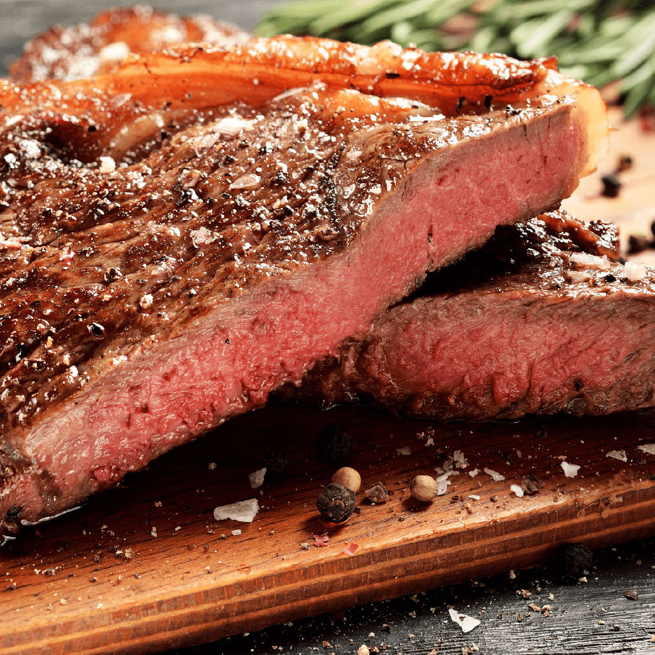 Dry-Aged New York Strip Steaks - 13oz Avg - TC Farm