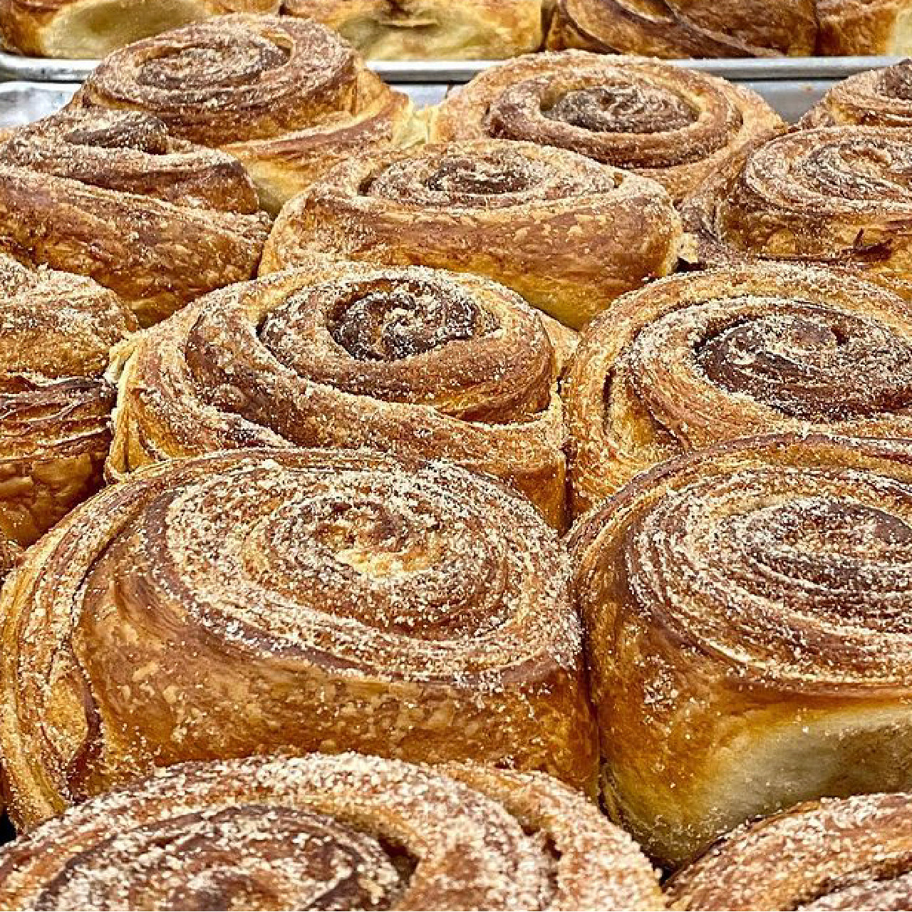 Sugar Cinnamon Buns - 4 buns, 7oz - TC Farm