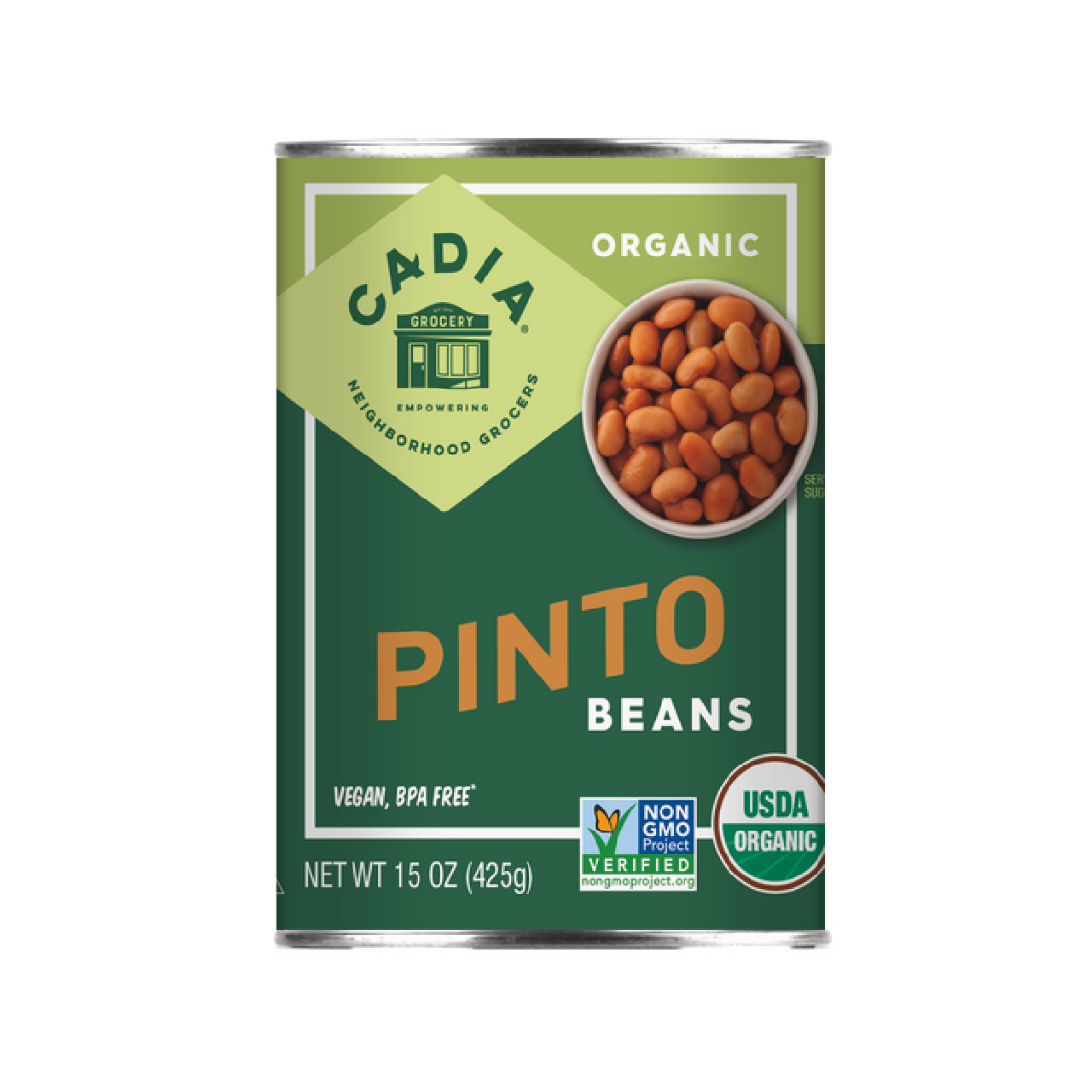 CADIA Pinto Beans - Cooked - Organic