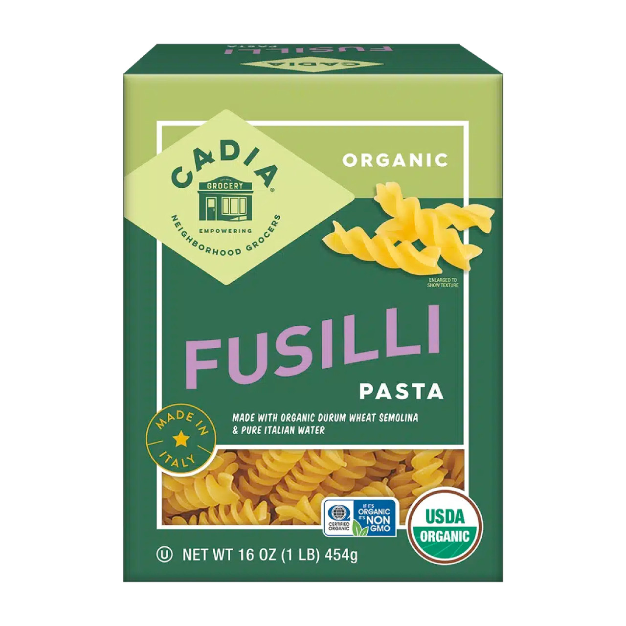 CADIA Pasta - Fusilli - Organic