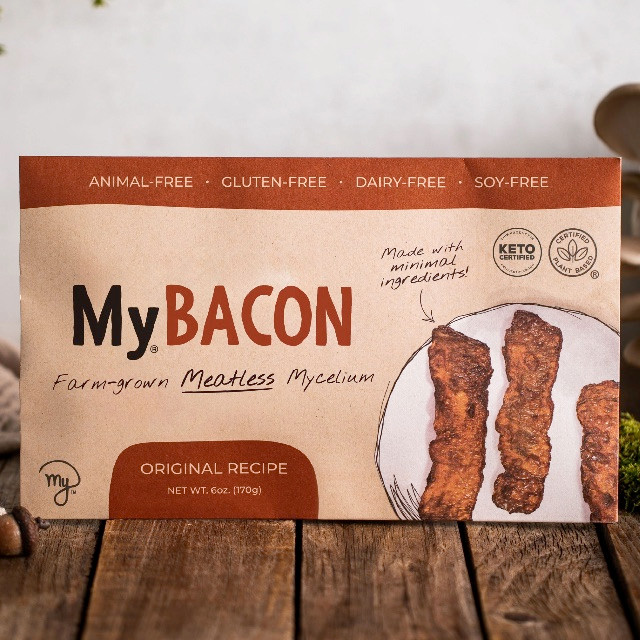 MYBACON Farm Grown Meatless Mycelium Bacon