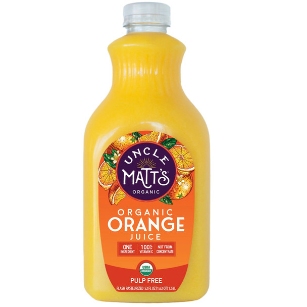 UNCLE MATTS ORGANIC Orange Juice Pulp-Free