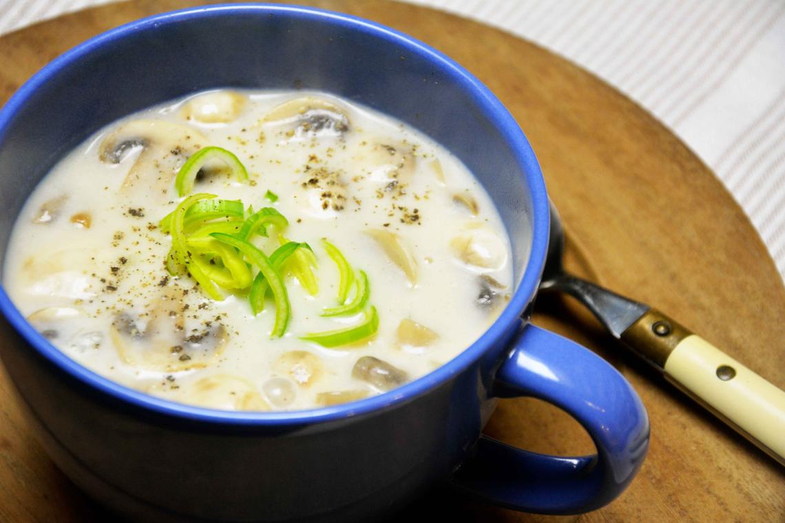 Mushroom & Garlic Chowder - TC Farm