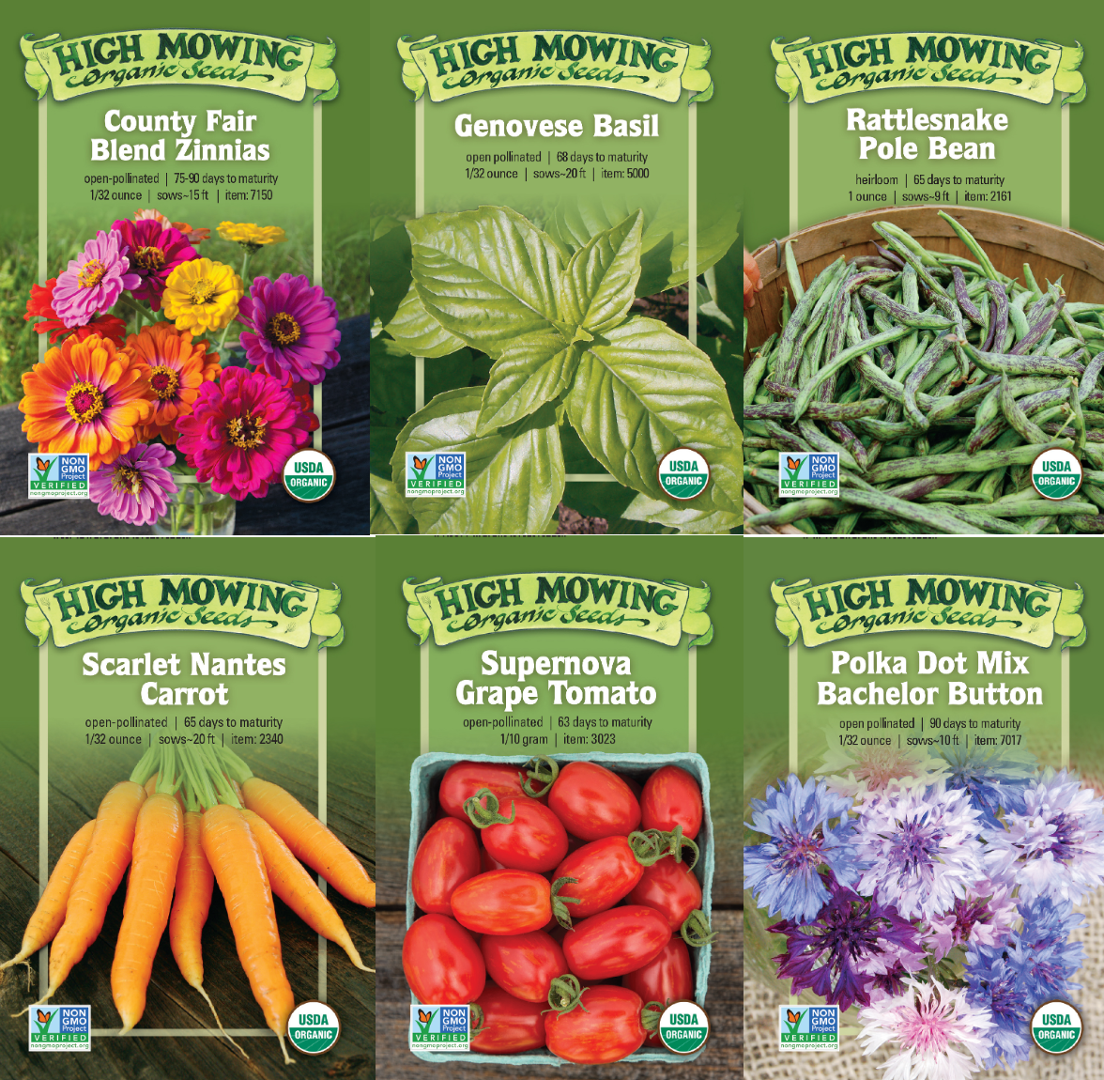 Organic Seed Packets: Flowers, Vegetables & Herbs! - TC Farm