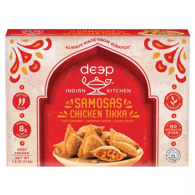 DEEP INDIAN KITCHEN Frozen Chicken Tikka Samosas