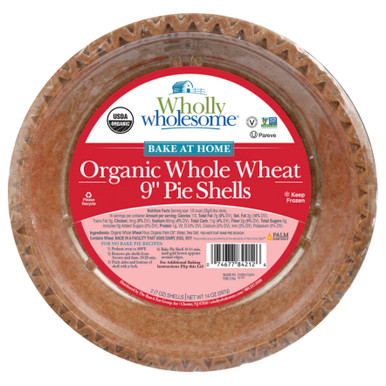WHOLLY WHOLESOME Whole Wheat 9in Pie Shells