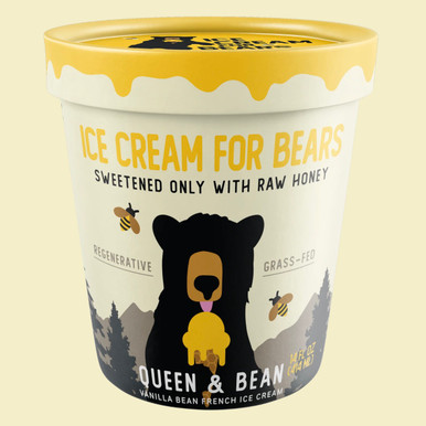 ICE CREAM FOR BEARS Vanilla Bean Ice Cream Pint