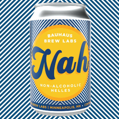 Nah helles beer - IPA - NA 12oz Can