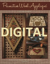 Jingle Wool Applique Pattern by Plays with Wool Designs