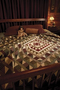 Diamond in the Rough Wool Quilt Pattern by Jan Goos