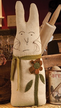 Prim Bunny doll pattern by Janice Minear, Spring 2012