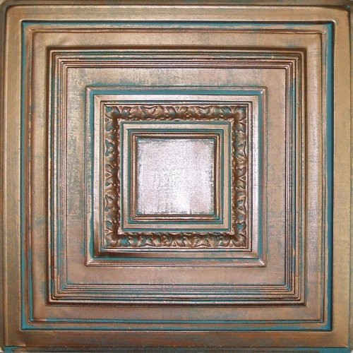 30pc of Antyx Copper/Patina (24"x24" PVC 16 mil) Ceiling Tiles - Covers ...