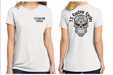 TSCC Swag Women’s Original White Logo Tee