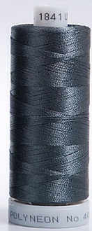 Polyneon 40 - #1841 Dark Grey - Sewing Supplies