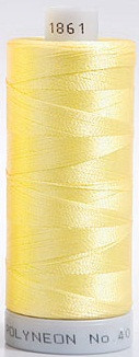 Polyneon 40 - #1861 Pale Lemon - Sewing Supplies
