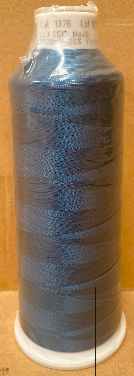 Classic 40 #1376 Space Blue - 5000m - Sewing Supplies