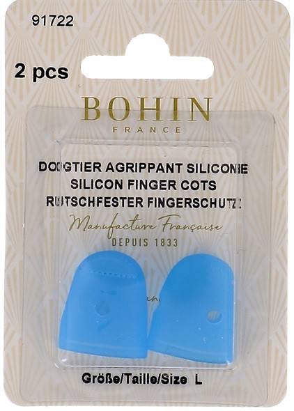 Bohin Rubber Thimble - Blue - Sewing Supplies