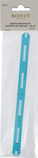 Bohin Quick Quarter Ruler (20cm) - Sewing Supplies