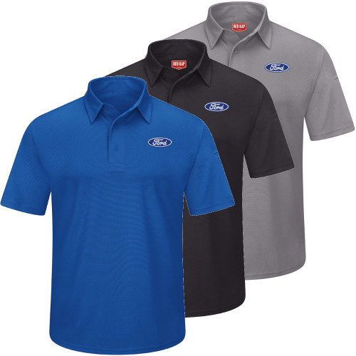 Ford Men's Performance Knit Flex Series Pro Polo