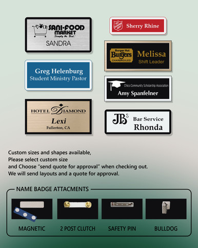 Standard Name Badges