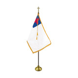 Christian Indoor Flag Set | Ameritex Flag and Flagpole LLC