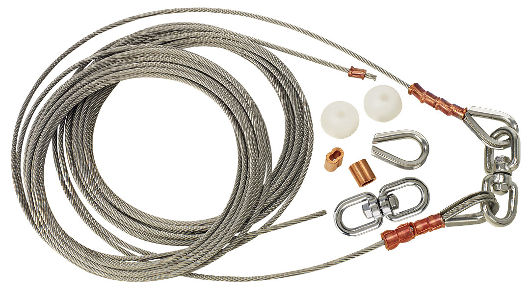 Wire Halyard Flag Pole Cable Assembly | AmeritexFlags.com