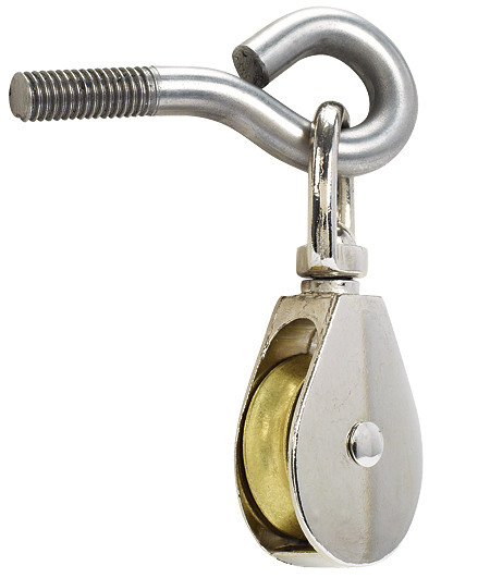 Single Pulley and Eyebolt | Ameritex Flag and Flagpole LLC