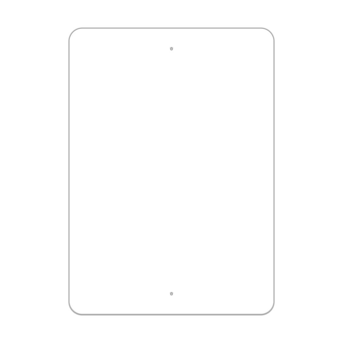 30" x 18" Non-Reflective Sign Blank - Hall Signs