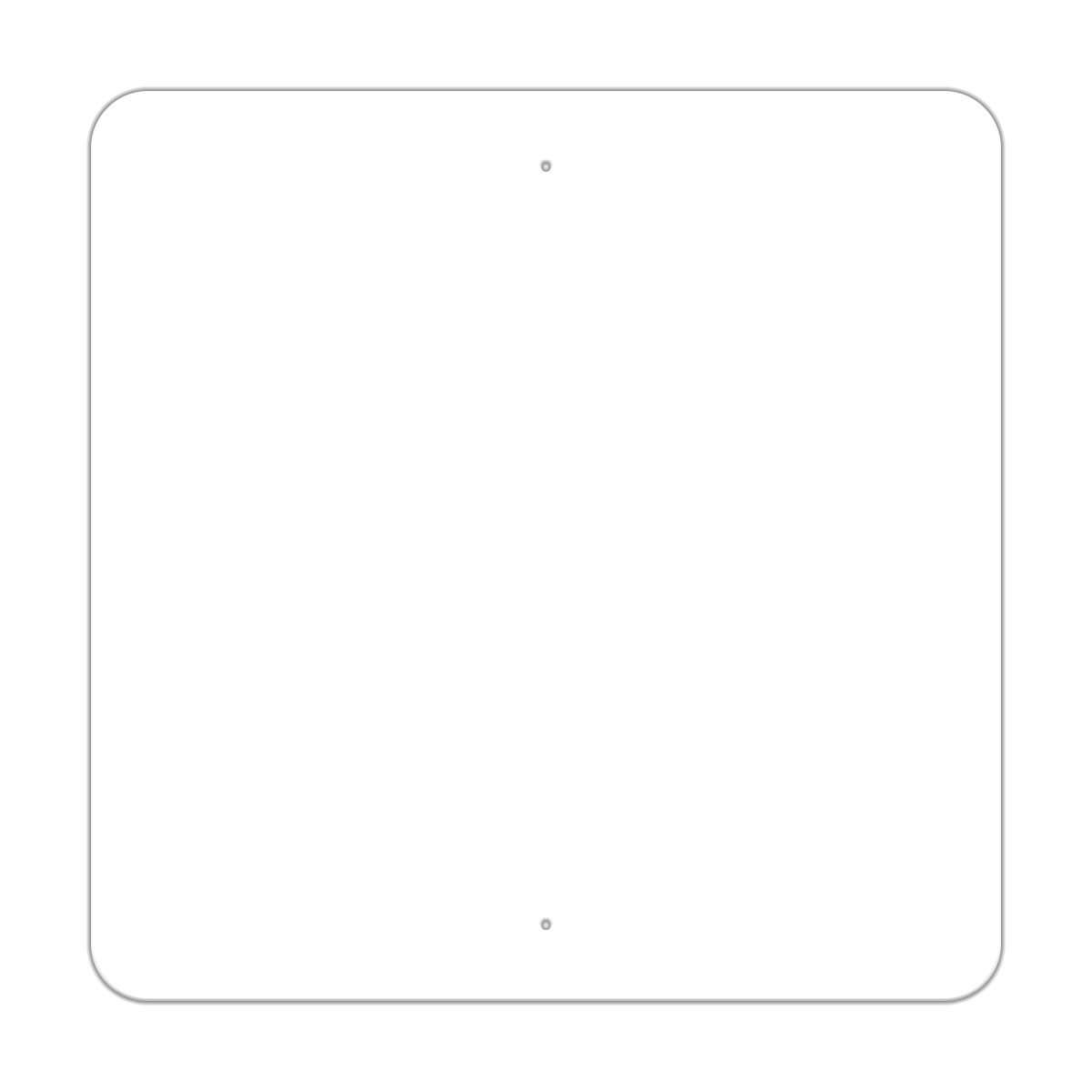 Custom Painted Aluminum Sign Blank