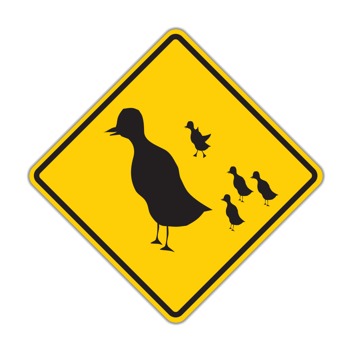 HW16-1 Duck Crossing - Hall Signs