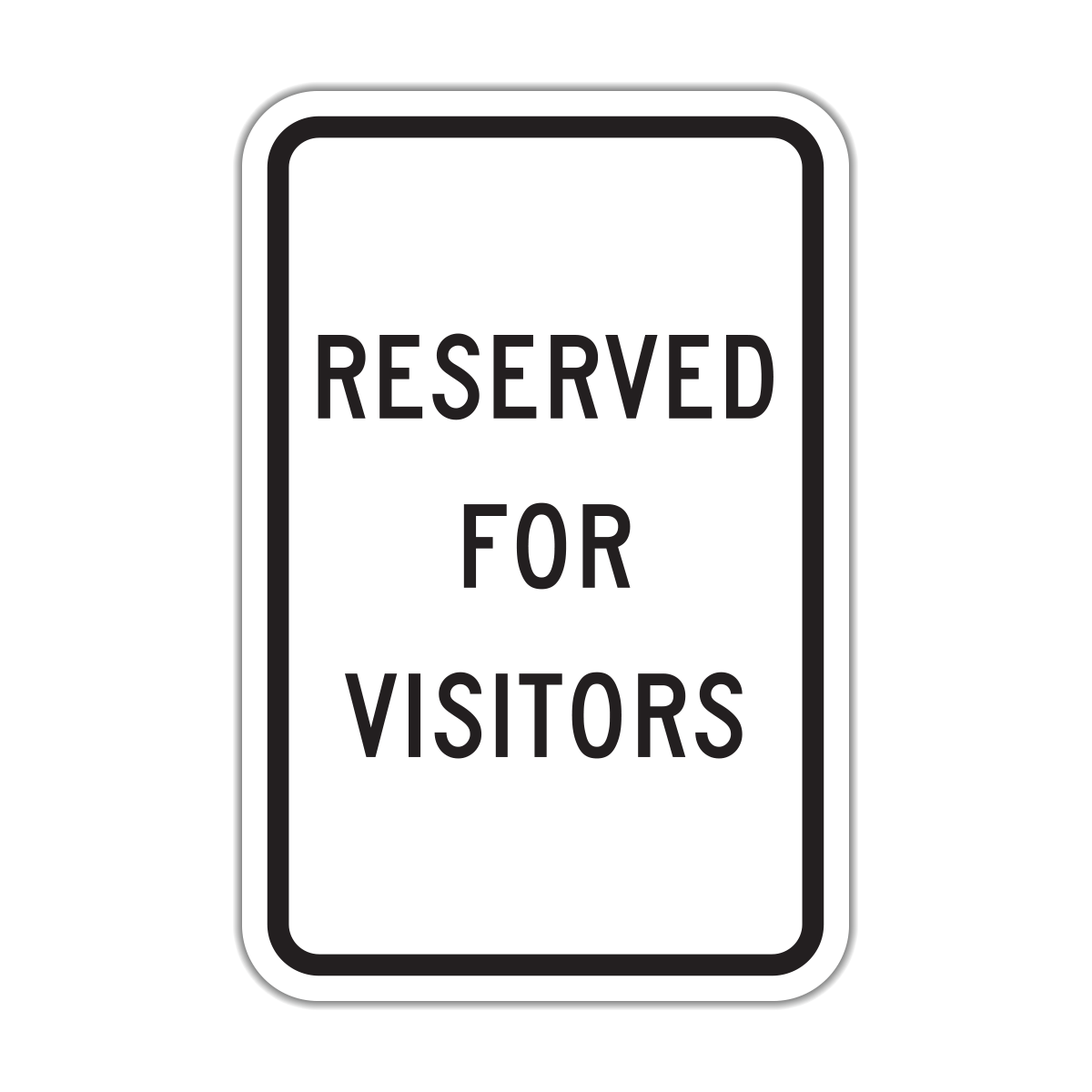 RFV Reserved for Visitors - Hall Signs