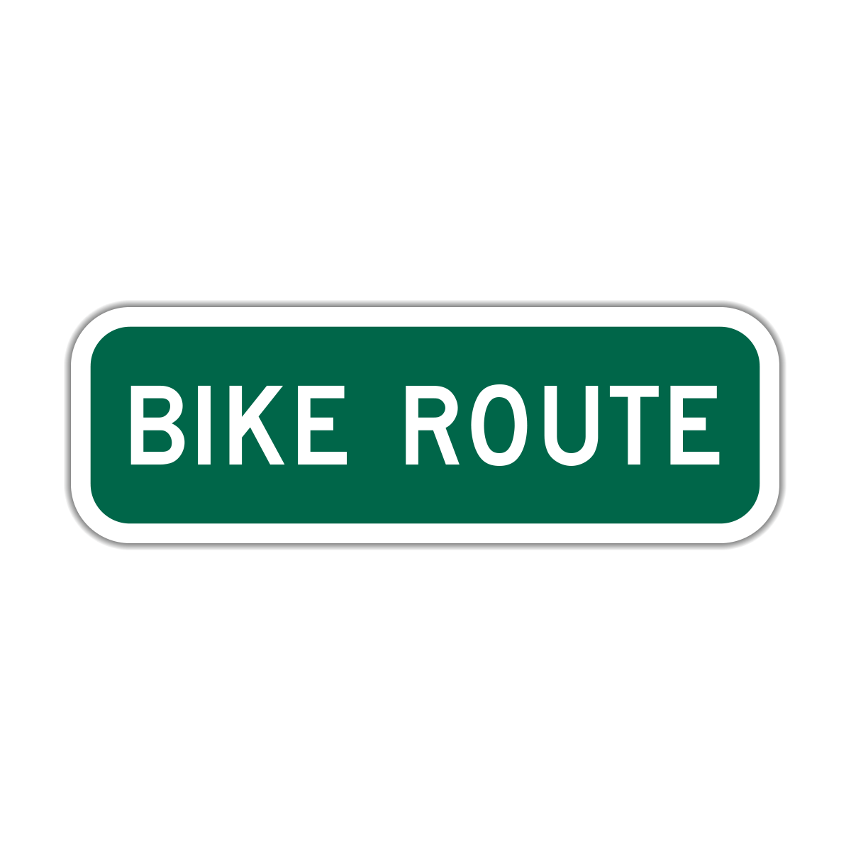 D11-1bP Bike Route - Hall Signs