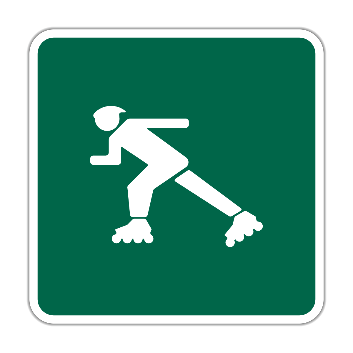 D11-3 Skaters Permitted - Hall Signs