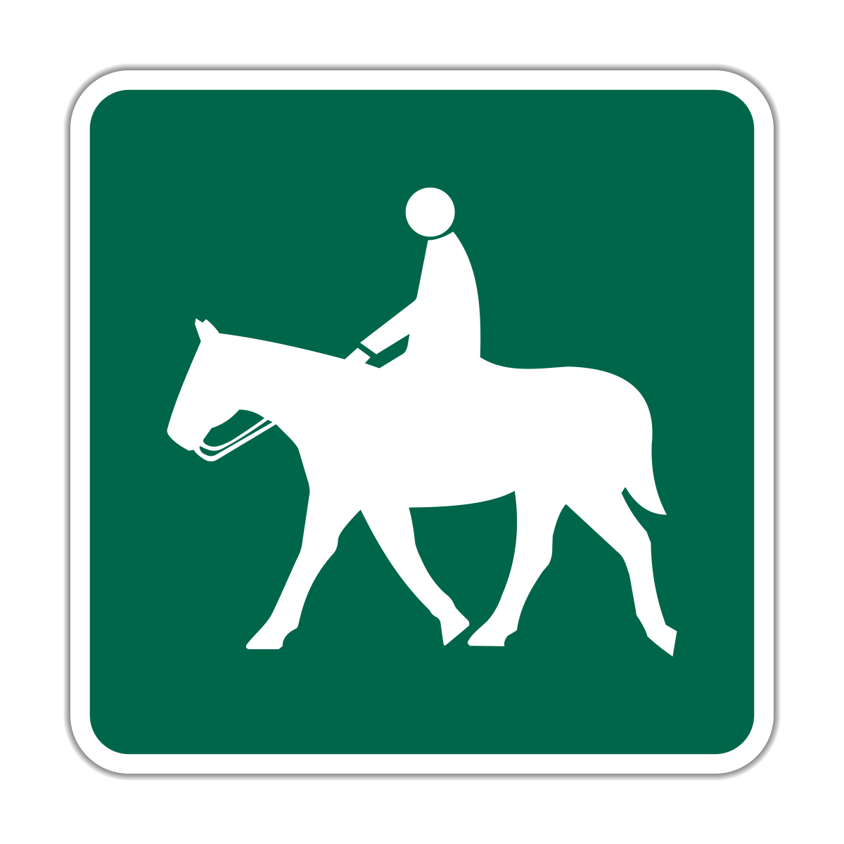 D11-4 Equestrians Permitted - Hall Signs