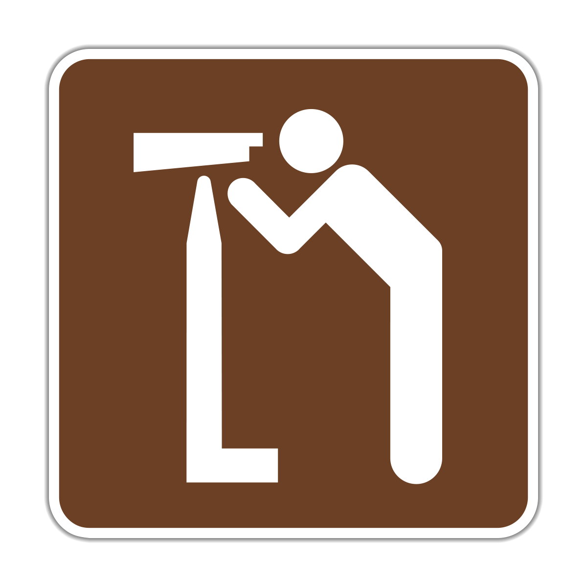 RS-036 Viewing Area - Hall Signs