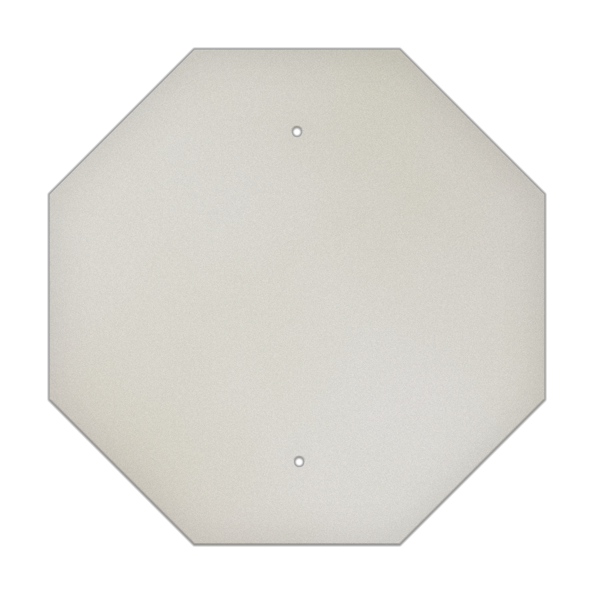 18" Octagon Aluminum Sign Blank - Hall Signs