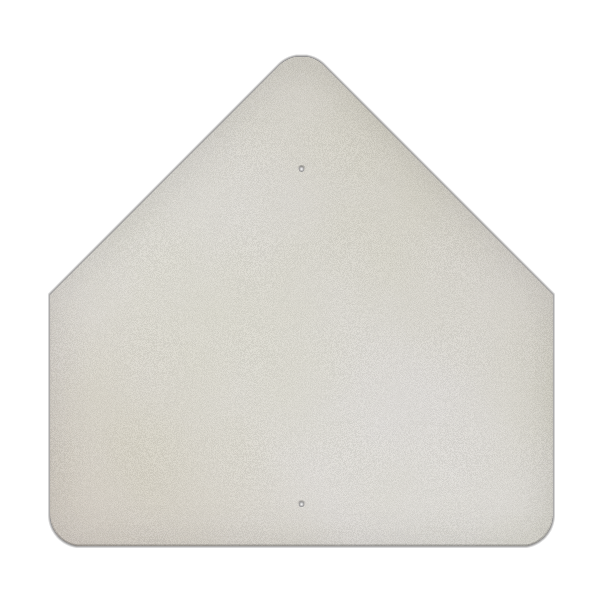 36" Pentagon Aluminum Sign Blank - Hall Signs