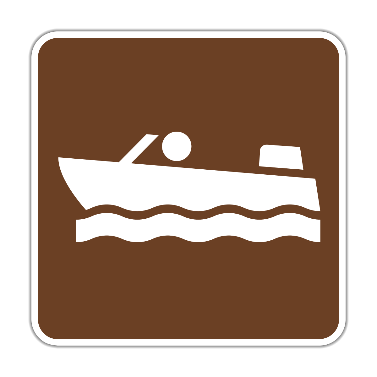RS-055 Motorboating - Hall Signs