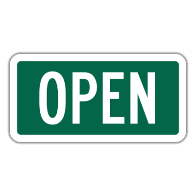 OPEN Open - Hall Signs