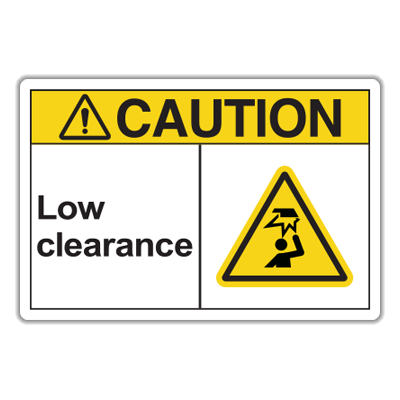C9 Caution - Low Clearance - Hall Signs