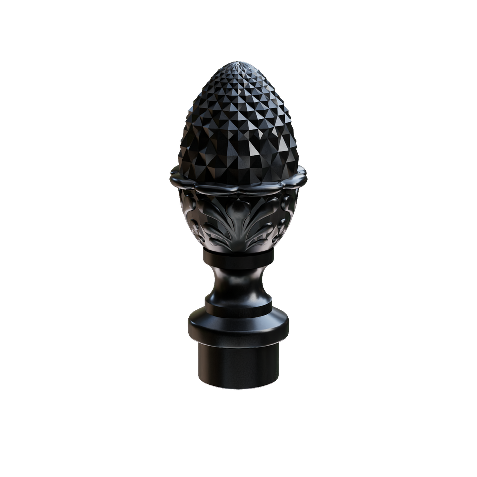 2" Pineapple Finial - Round Posts - Hall Signs