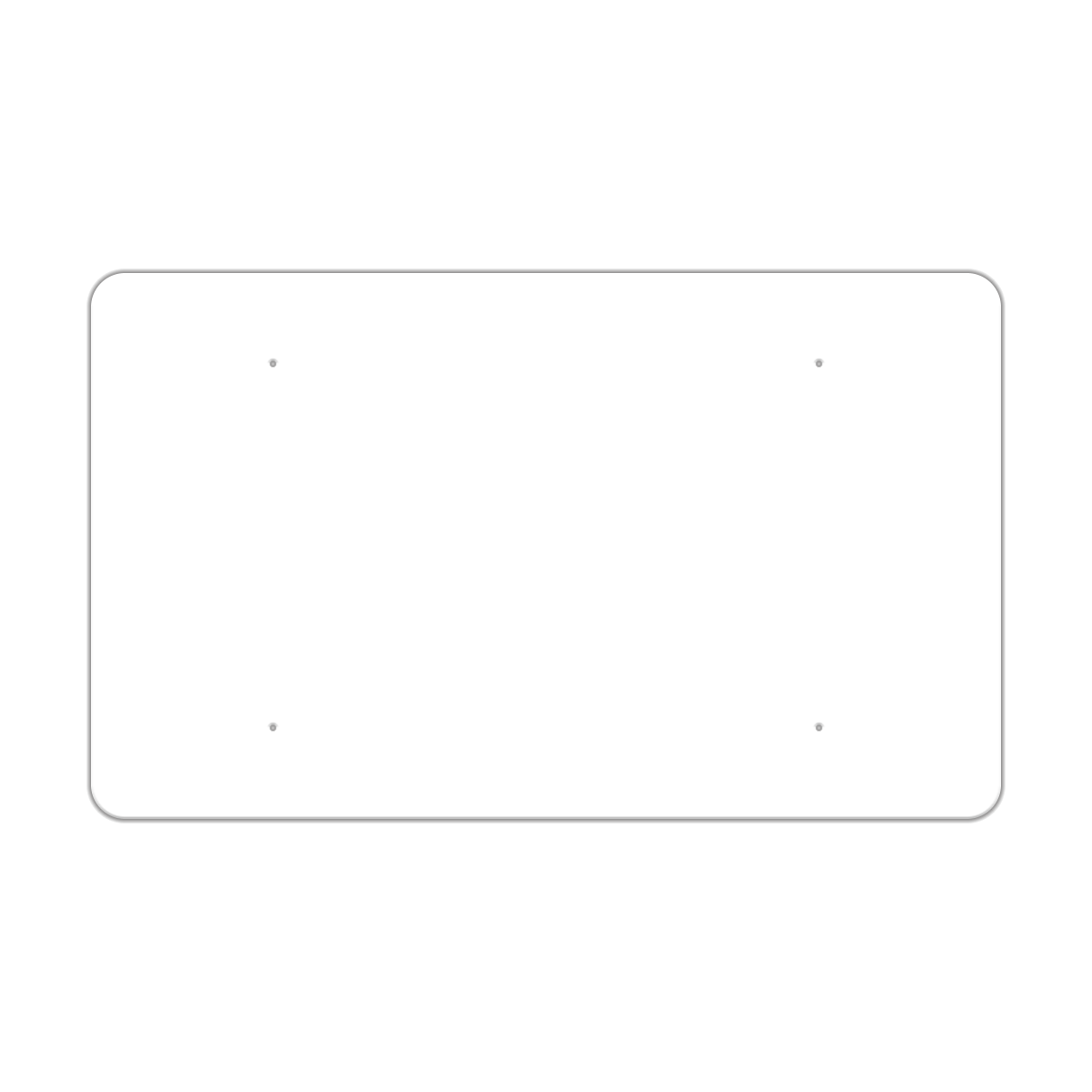 60" x 36" Painted Aluminum Sign Blank - Hall Signs