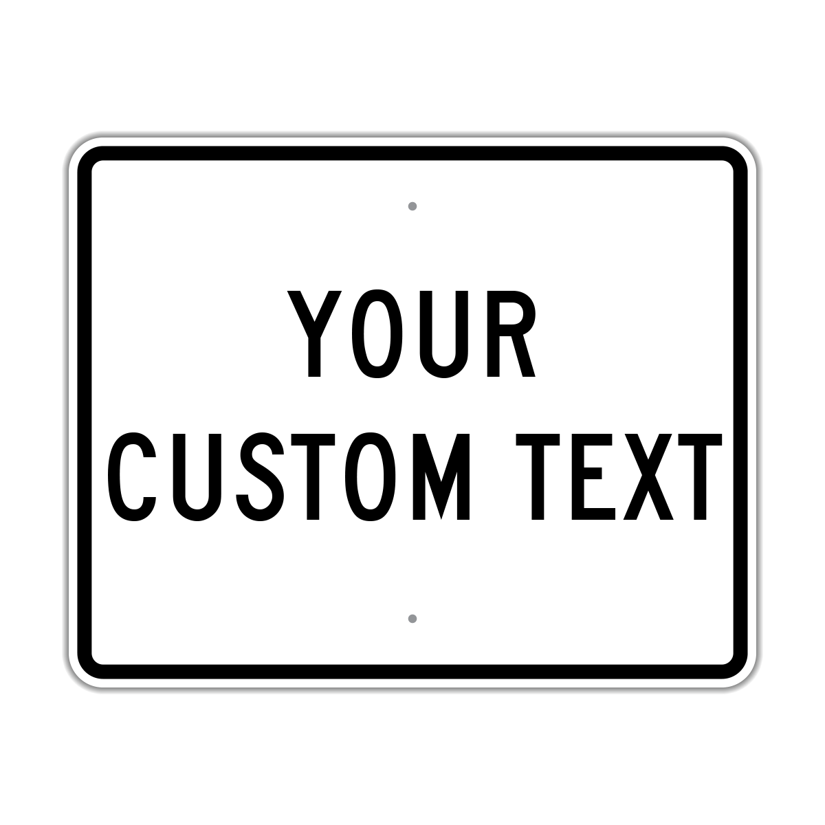 30" x 24" Custom Sign - Hall Signs