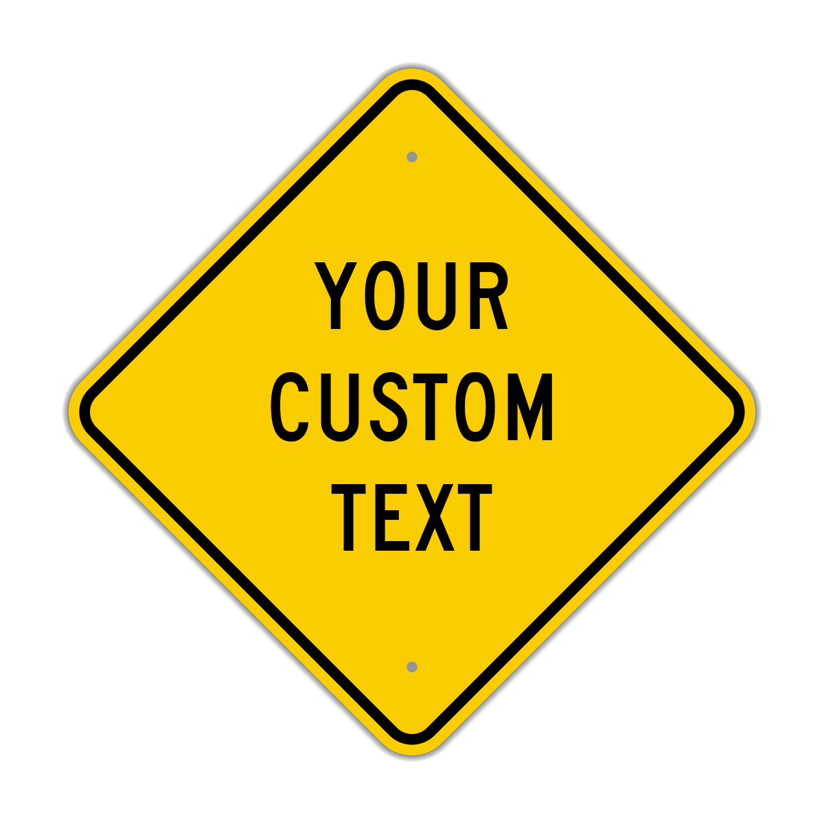 18" Diamond Custom Sign - Hall Signs