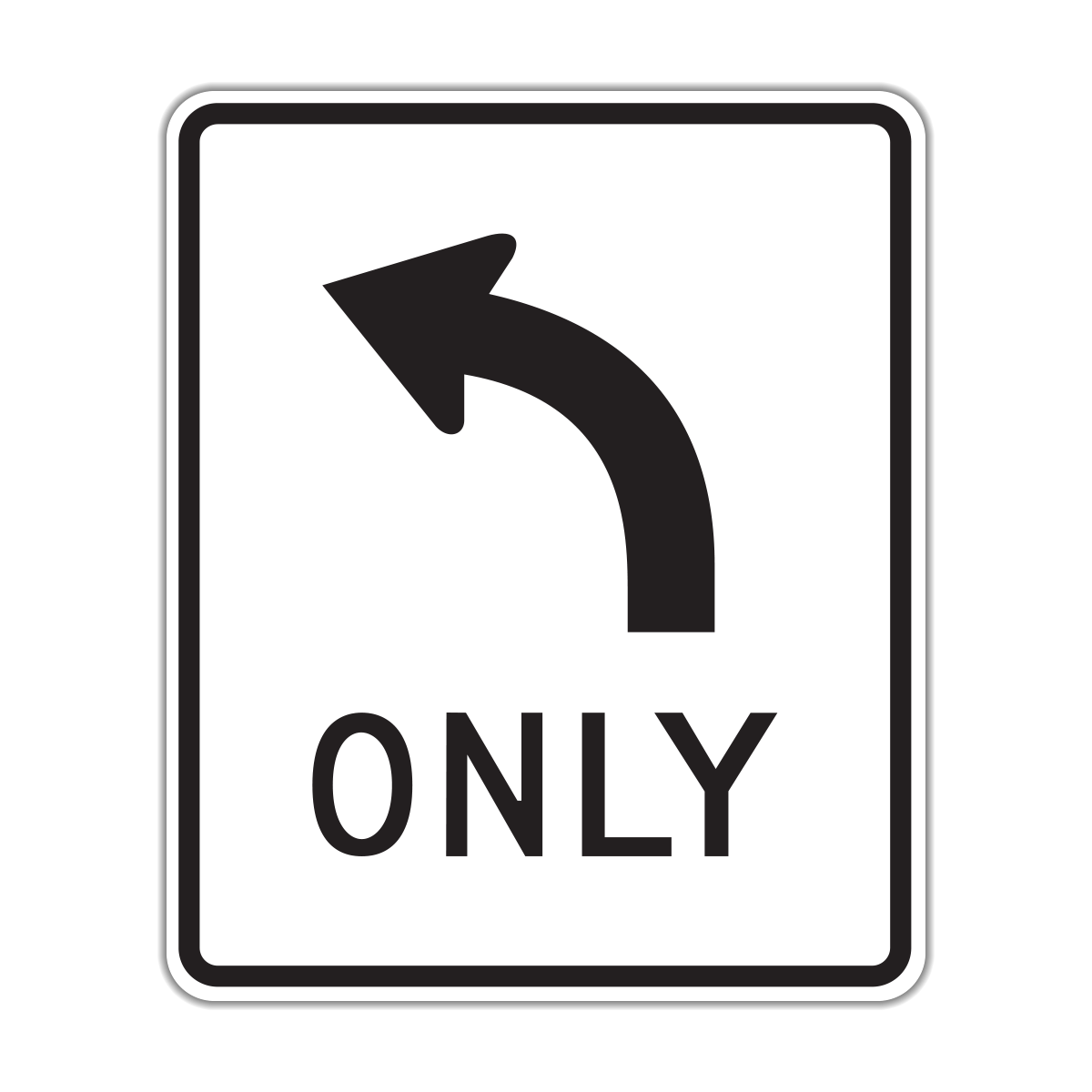 R3-5 Mandatory Move Left (Right) - Hall Signs