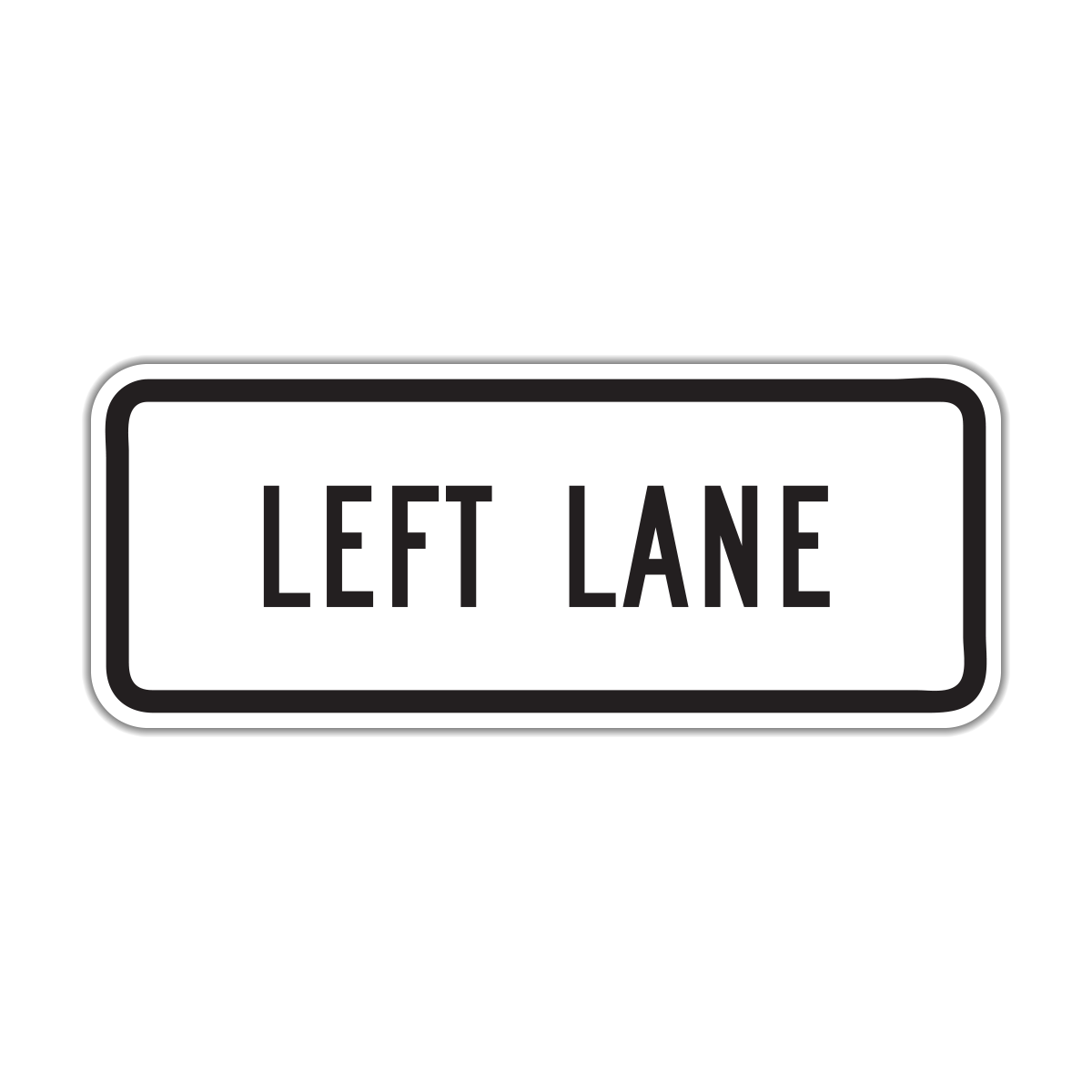 R3-5bP Left Lane - Hall Signs