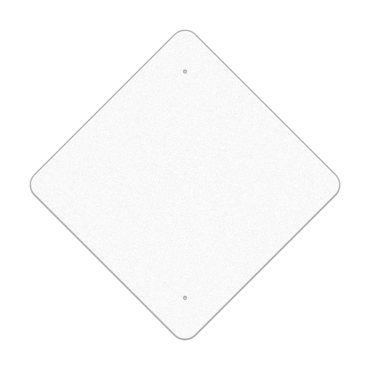 24" Diamond Reflective Sign Blank - Hall Signs