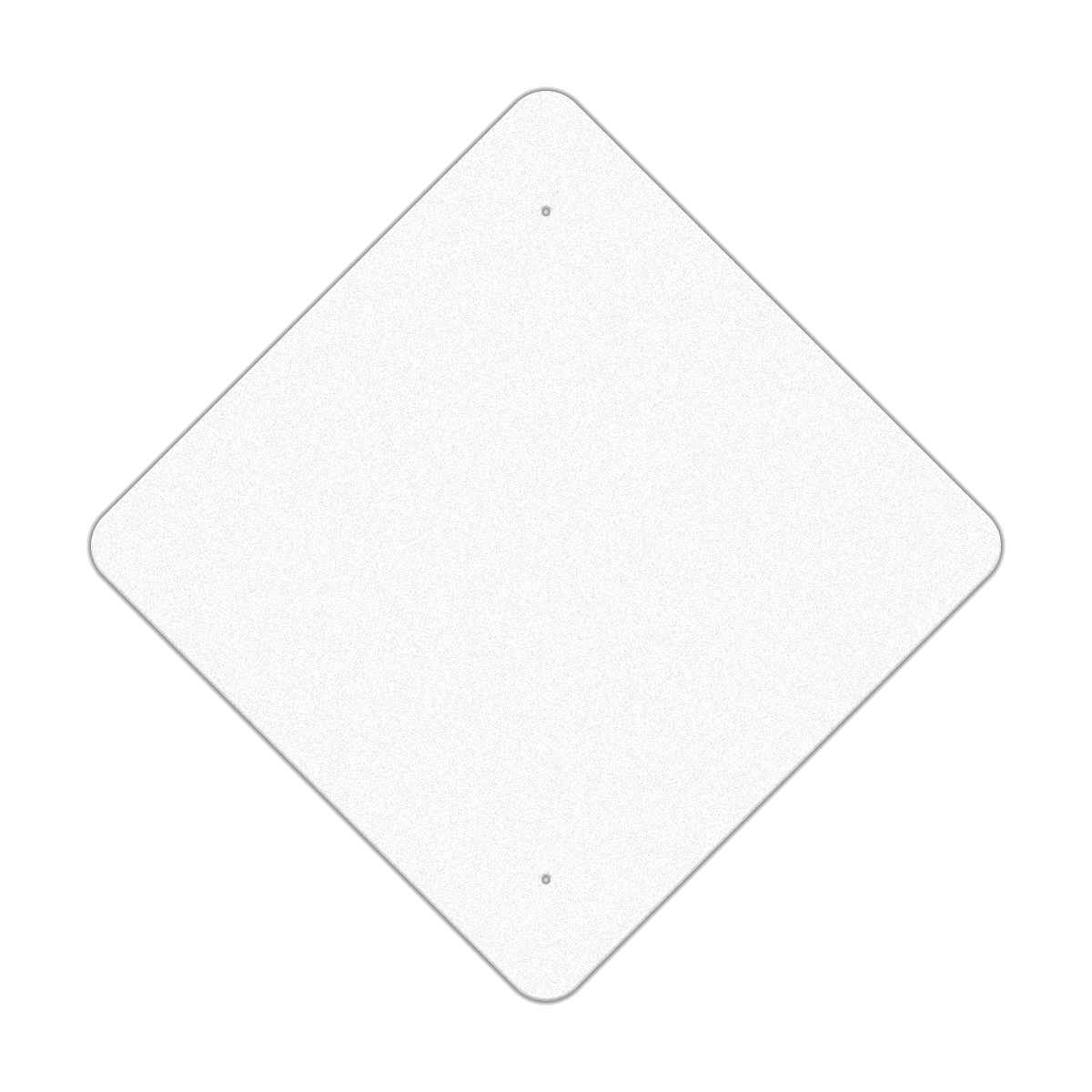 30" Diamond Reflective Sign Blank - Hall Signs