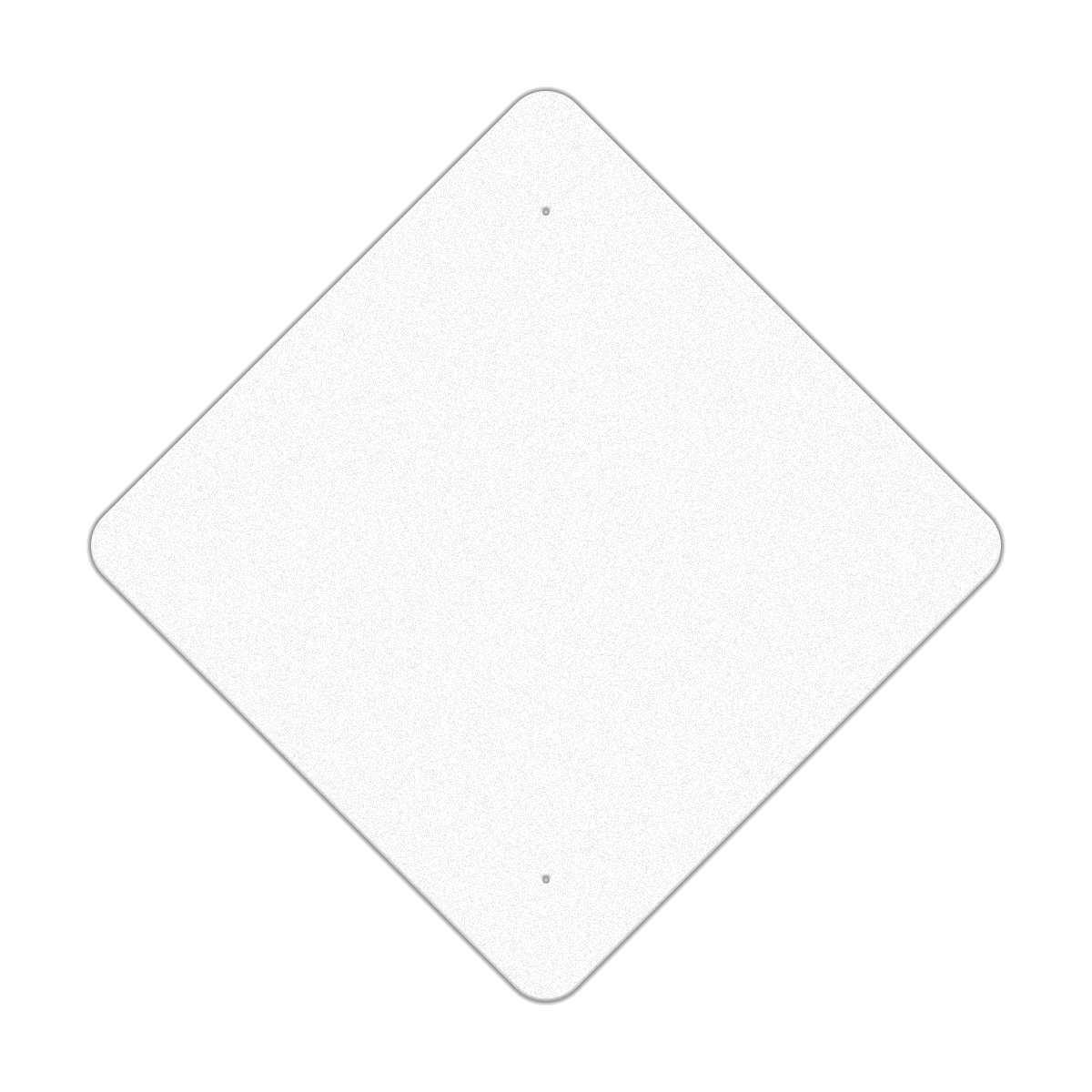 36" Diamond Reflective Sign Blank - Hall Signs